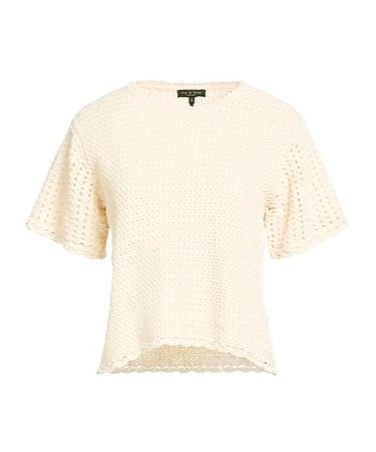 Rag & Bone Crochet-knit Crewneck Top