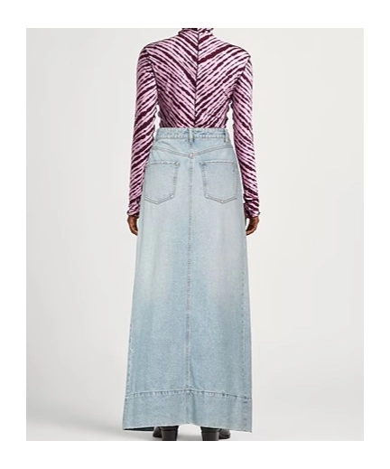Sportmax Denim Maxi Skirt