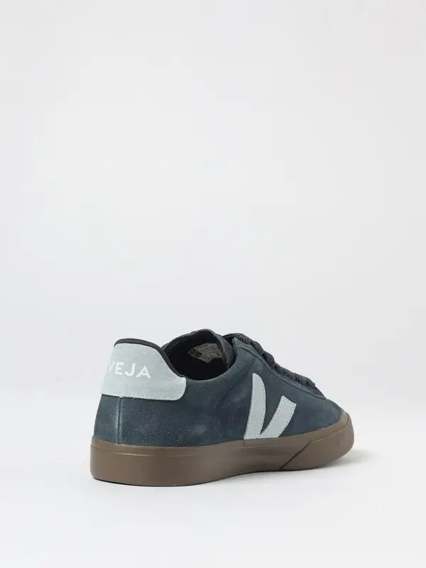 VEJA Campo Round Toe Lace-up Sneakers - Green