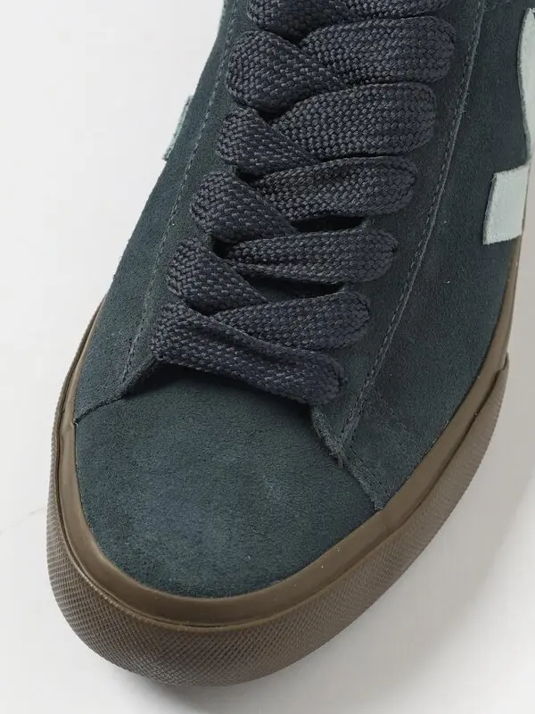 VEJA Campo Round Toe Lace-up Sneakers - Green