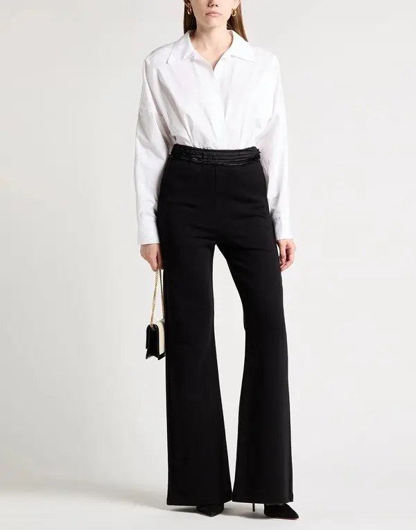 MAISON MARGIELA Wide-leg Trousers With Satin Trim