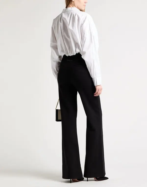 MAISON MARGIELA Wide-leg Trousers With Satin Trim