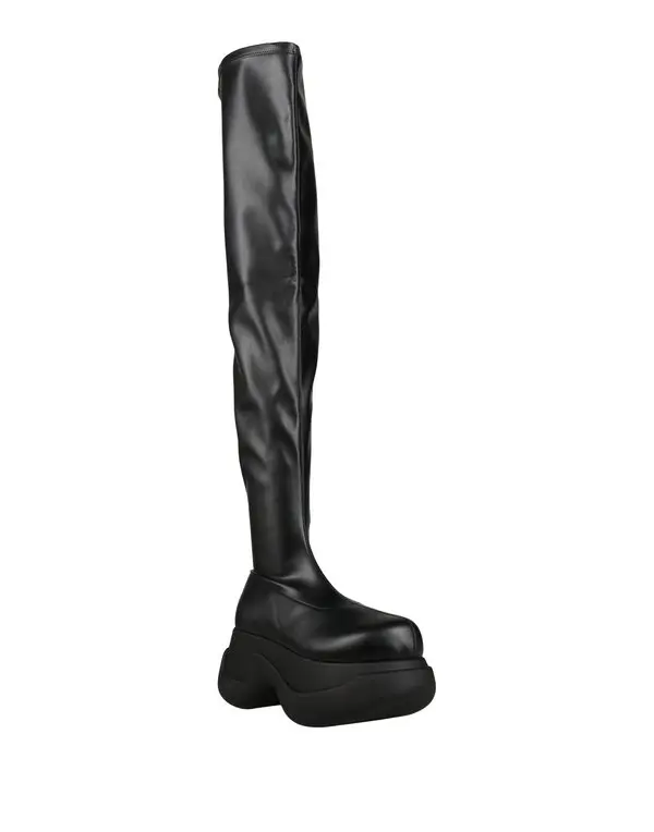 Marni Over The Knee Wedge Boots With Pointed Toe