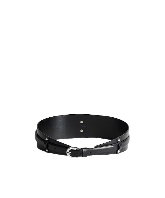 MAXCO. Max&co. Wide Corset Belt - Black