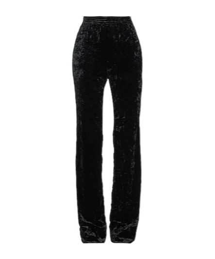 Saint Laurent Small Stretch Wide-leg Trousers