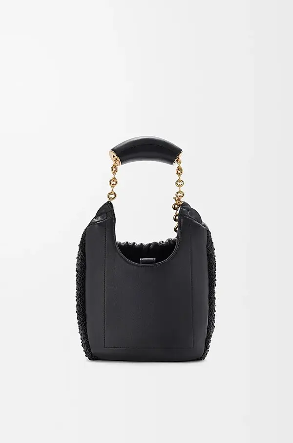 Loewe Mini Beaded Leather Squeeze Bag
