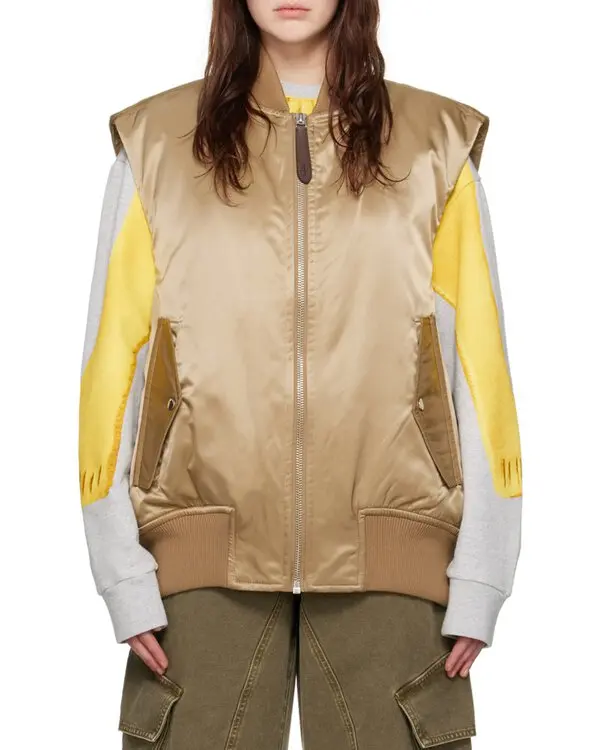 J.W.ANDERSON Sleeveless Bomber Waistcoat