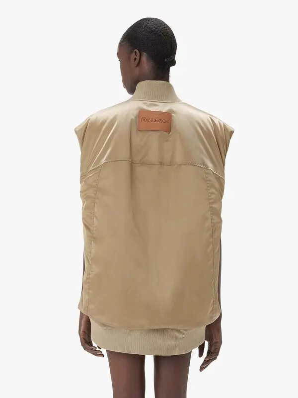 J.W.ANDERSON Sleeveless Bomber Waistcoat