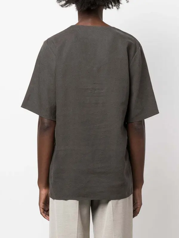 LOW CLASSIC Scoop Neck Short Sleeve T-shirt