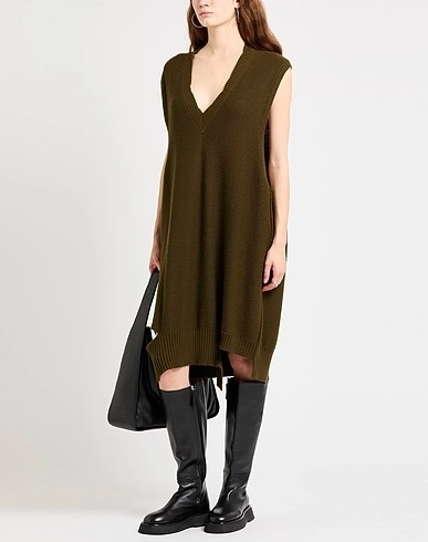 MAISON MARGIELA Sleeveless V-neck Dress