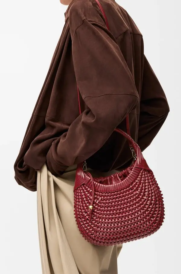 Loewe Diamond Hobo Bag In Calfskin