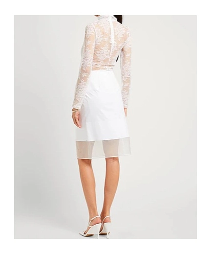 Sportmax Midi Pencil Skirt With Appliqués And Crystals