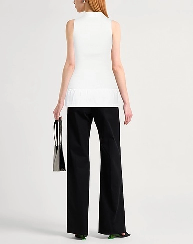 MAISON MARGIELA Solid-color Sleeveless Knitted Sweater