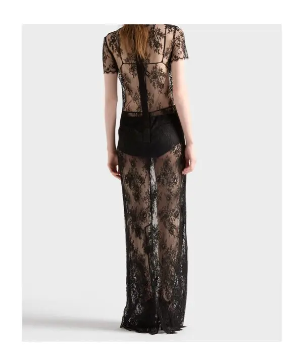 Prada Long Lace Dress