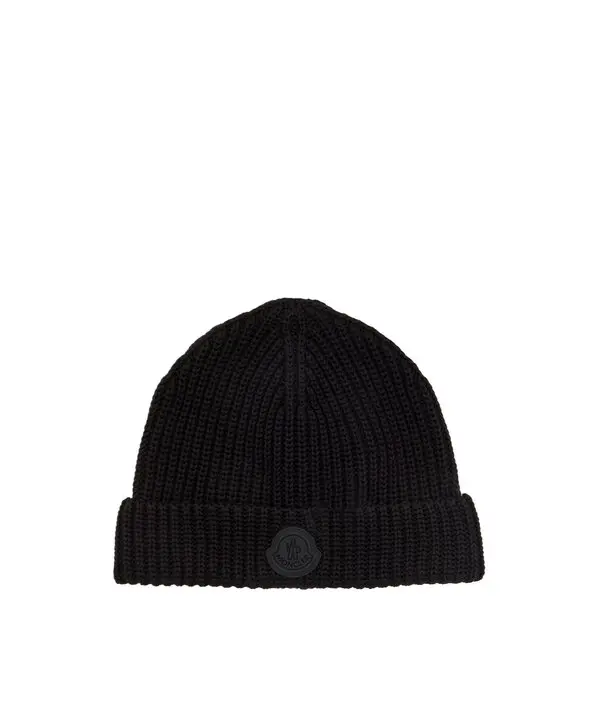 Moncler Cotton Ribbed Beanie