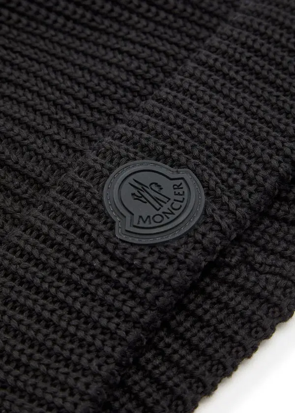 Moncler Cotton Ribbed Beanie