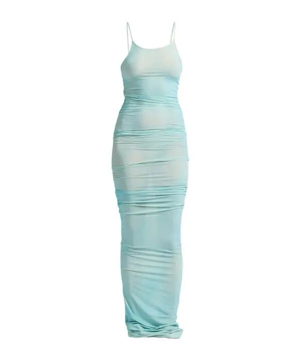 MAISON MARGIELA Ruched Sleeveless Maxi Dress