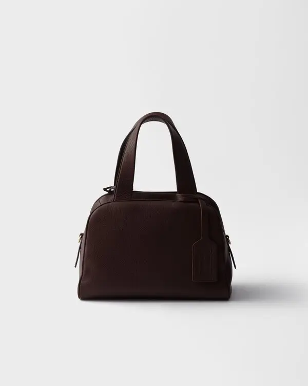Prada Medium Leather Top-handle Bag