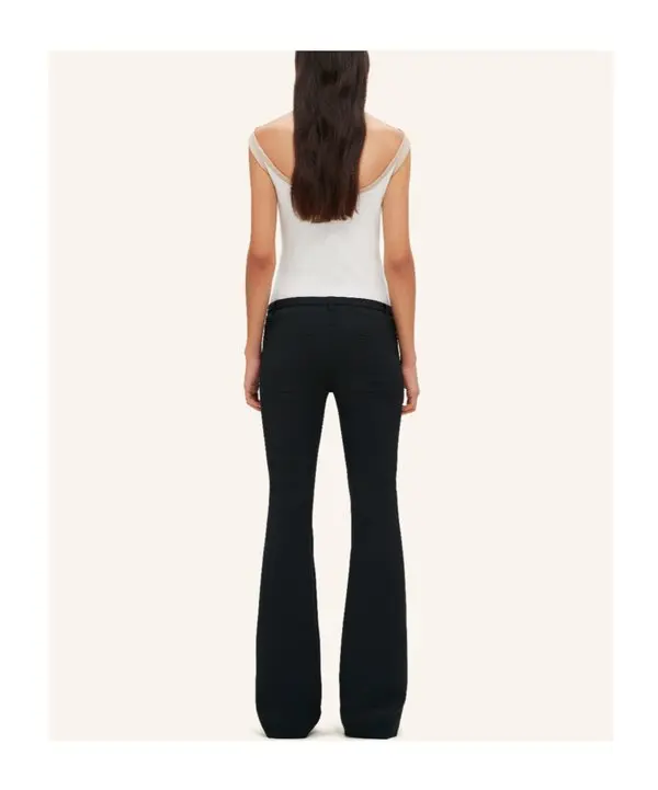 COURREGES Courrèges Ac Logo Embroidered Contrast Top