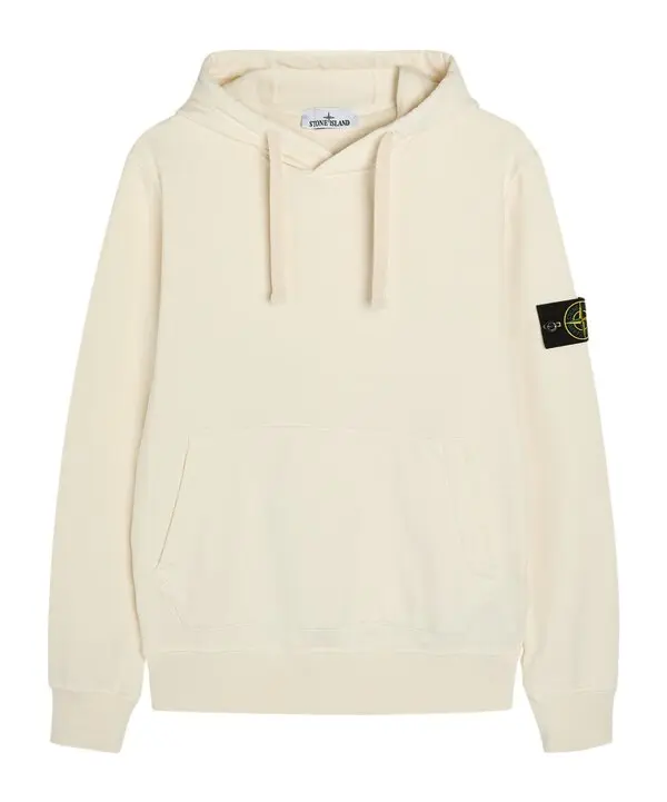 Stone Island Hooded Cotton Sweatshirt