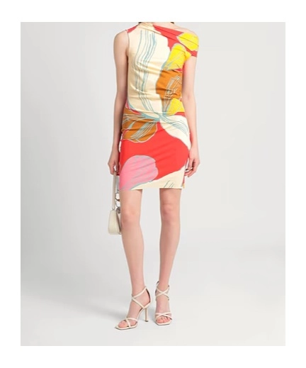 MAXCO. Max&co. Sleeveless Draped Neckline Bodycon Dress