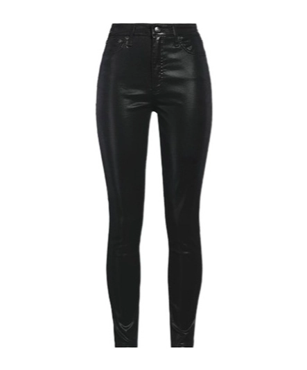 Rag & Bone Skinny Leggings With Coated Effect