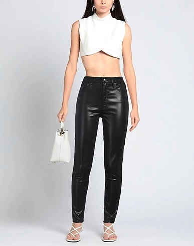 Rag & Bone Skinny Leggings With Coated Effect