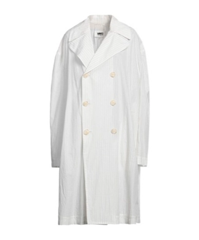 MAISON MARGIELA Long-sleeved Striped Suit - White