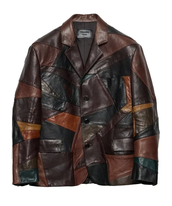 Prada Patchwork Leather Jacket