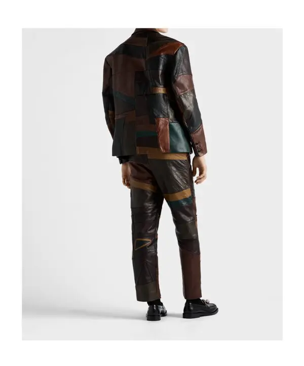 Prada Patchwork Leather Jacket