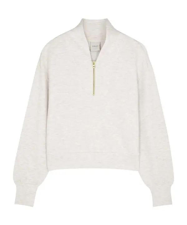Varley Half-zip Stretch-jersey Sweatshirt