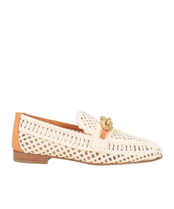 Tory Burch Round Toe Two-tone Loafers