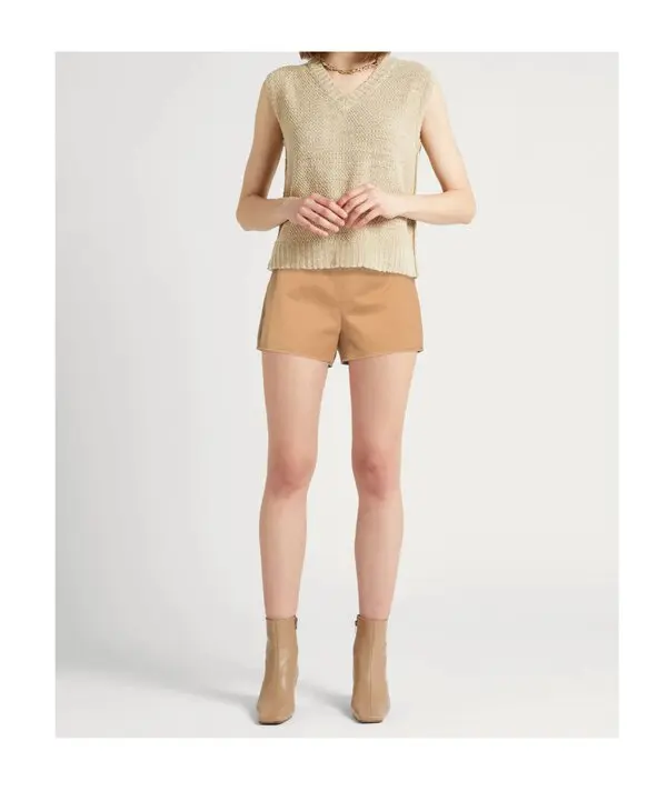 Max Mara Mid Rise Twill Shorts