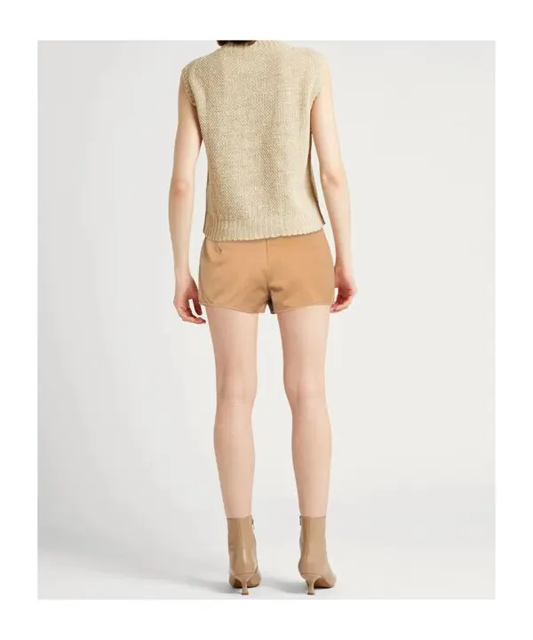 Max Mara Mid Rise Twill Shorts