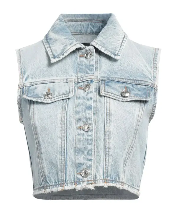 Sportmax Plain Colour Denim Jacket