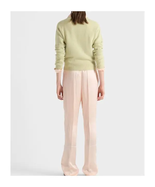 Prada Wool And Cashmere V-neck Sweater