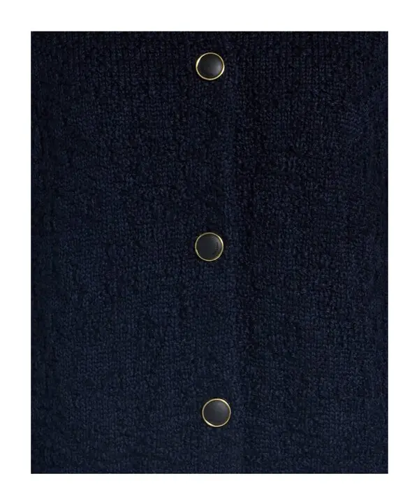 Rag & Bone Solid Color Knit Long-sleeve Coat