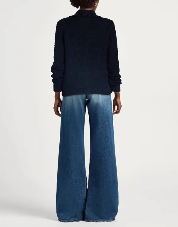 Rag & Bone Solid Color Knit Long-sleeve Coat