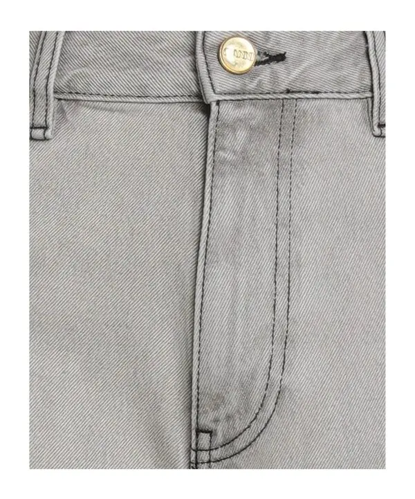 GANNI High-waisted Wide-leg Jeans - Gray