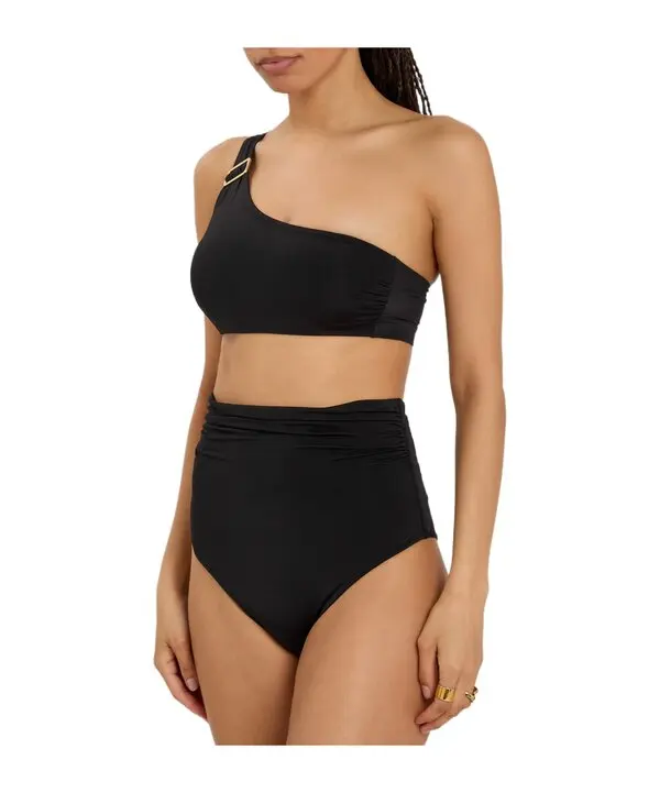 Max Mara Waisted Stretch-polyamide Bikini Briefs