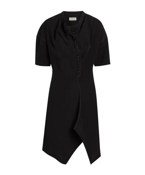 LEMAIRE Asymmetrical Button Dress