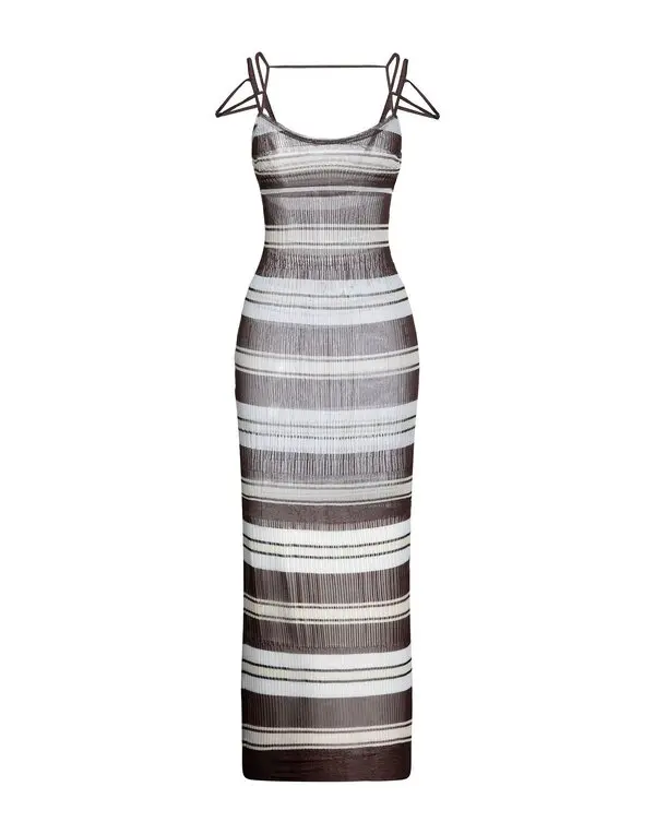 Jacquemus Striped Sleeveless Knit Maxi Dress