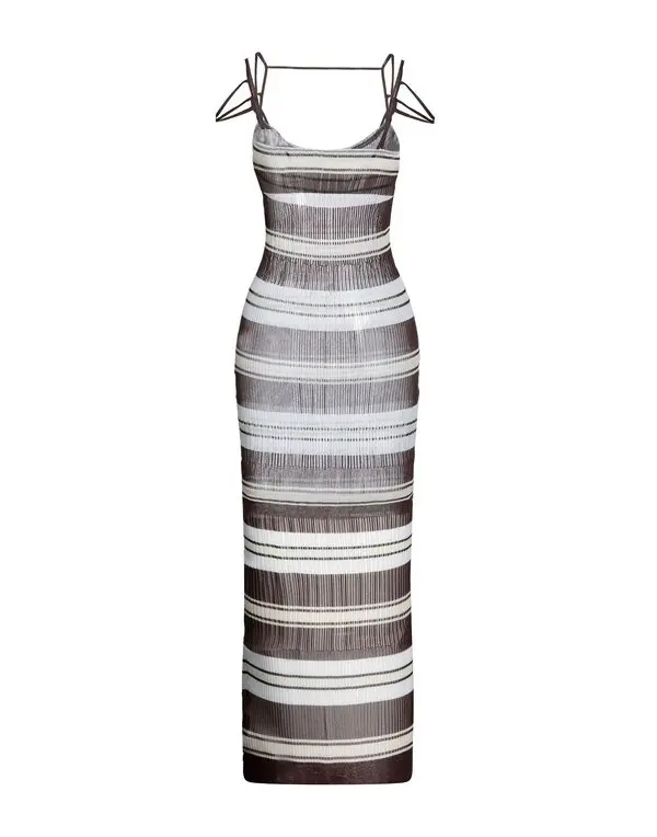 Jacquemus Striped Sleeveless Knit Maxi Dress