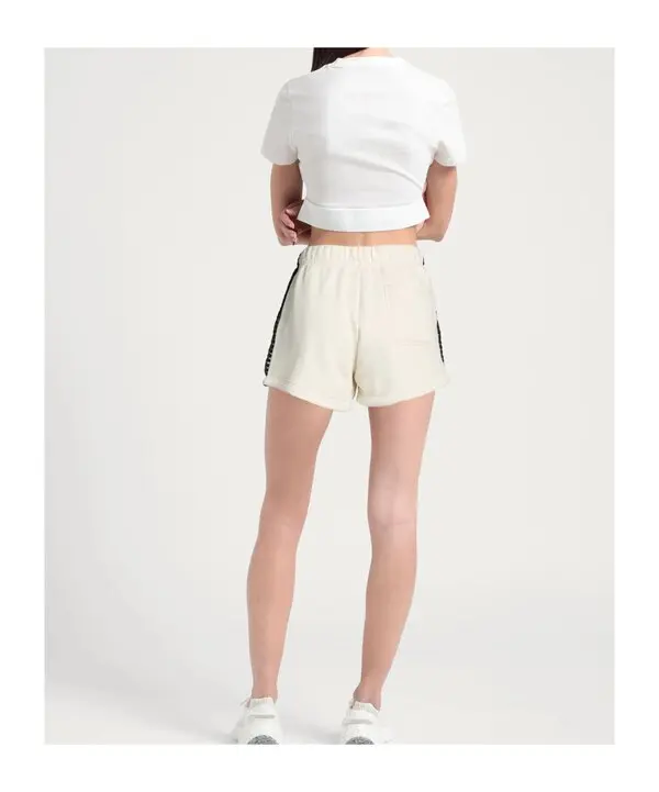 Rag & Bone French Terry Bermuda Shorts With Appliqué And Drawstring