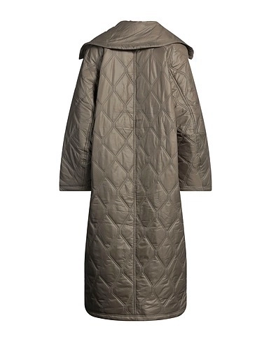 GANNI Thickened Long Trench Coat