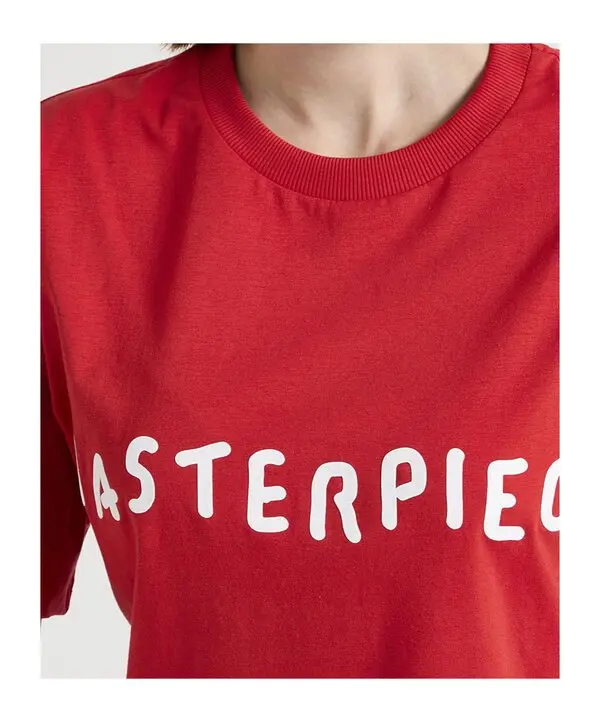 MAXCO. Max&co. Printed Crewneck Short Sleeve T-shirt