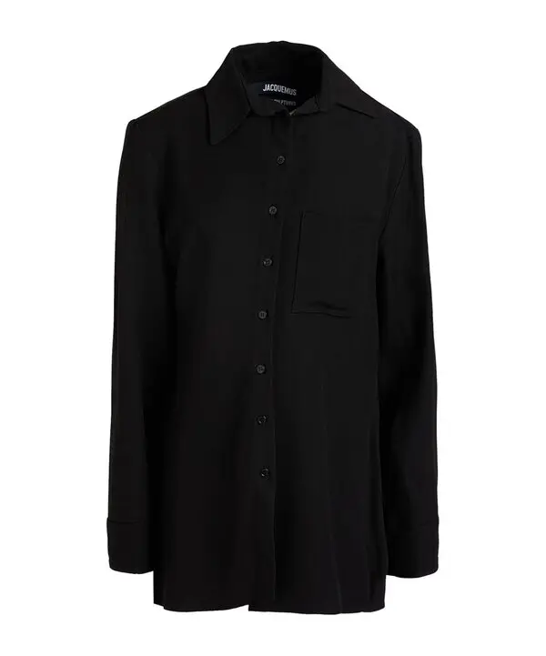 Tory Burch Solid Long-sleeve Blouse