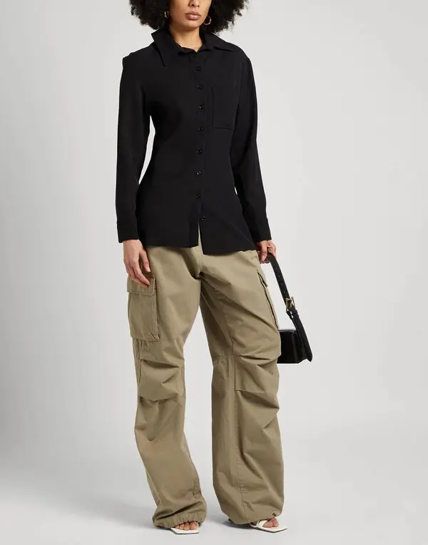 Tory Burch Solid Long-sleeve Blouse