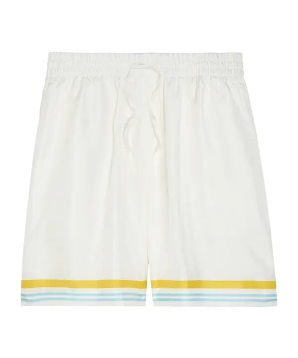 Casablanca Silk-twill Shorts