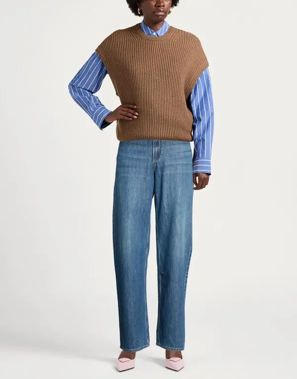 Rag & Bone Plain Colour Wide-leg Jeans